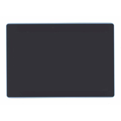 Модуль (матрица + тачскрин) для Lenovo Tab TB-X103F черный с голубой рамкой