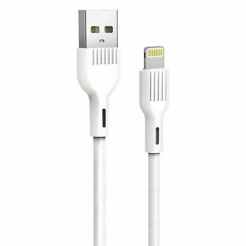 Кабель USB - Apple lightning, SKYDOLPHIN S03L, белый, 1 шт.