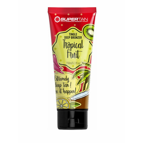 SuperTan Крем для загара тропические фрукты с тингл-эффектом, Tropical Fruits, 150 мл