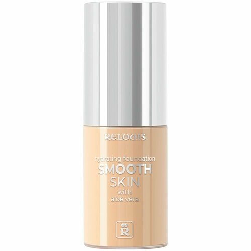 RELOUIS Крем тональный Smooth Skin увлажняющий с алоэ вера (02 натуральный бежевый)