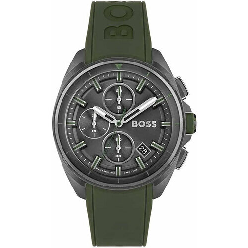 Наручные часы BOSS, зеленый, серый
