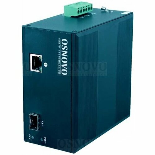 Промышленный компактный медиаконвертер Osnovo OMC-1000-11HX/I