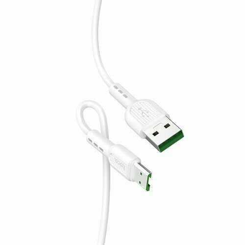 USB кабель HOCO X33 Surge Type-C, 5А, 1м, TPE (белый)