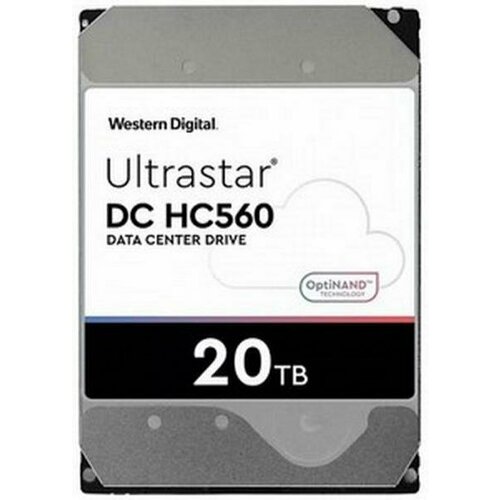 Жёсткий диск 3.5 20 Тб 7200rpm 512 Western Digital HC560 SATA III