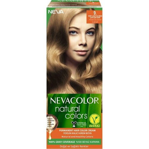 Крем-краска для волос Nevacolor Natural Colors № 9 Блондин очень светлый х3шт
