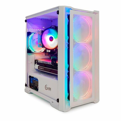 Игровой PC юкомс i3 2100, RTX 3070 8GB, SSD 480GB, 16GB DDR3, БП 600W, win 10 pro, White game case