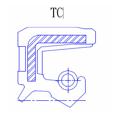 Сальник для стиральной машины (манжета арм.) 27x47x7 TC NBR 70-C-C WLK