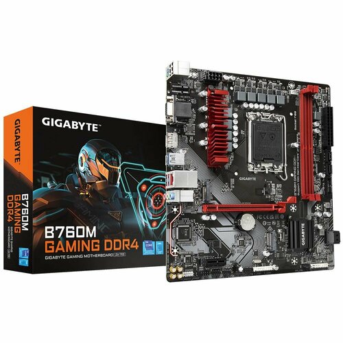 Материнская плата Gigabyte B760M GAMING DDR4, Socket 1700, Intel B760, mATX