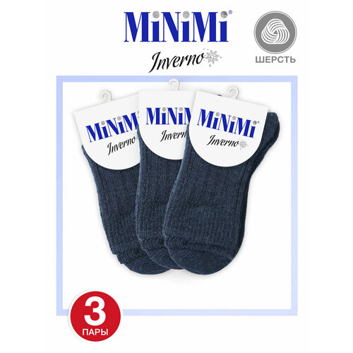 Носки MiNiMi, 3 пары, размер 39-41 (25-27), черный
