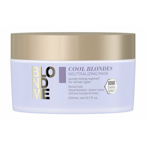 Маска для нейтрализации желтизны холодных оттенков блон Schwarzkopf Professional BlondMe Cool Blondes Neutralizing Mask
