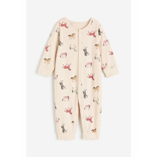 Пижама  H&M, размер 92, розовый