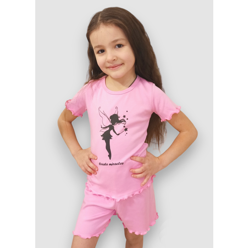 Пижама  Камелия, размер 104-52, розовый