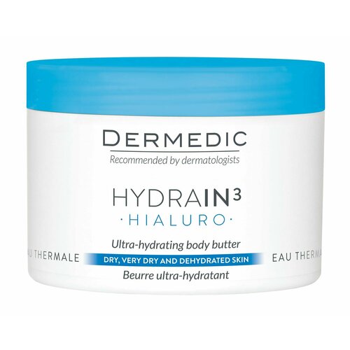 Ультра-увлажняющее масло для тела Dermedic Hydrain3 Hialuro Ultra-Hydrating Body Butter