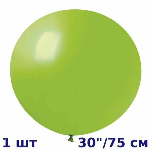Воздушный шар (1шт, 75см) Светло-зеленый 11, Пастель / Light Green 11, GEMAR SRL, Италия