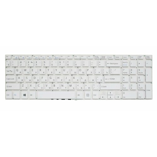 Клавиатура для ноутбука Sony 149240561RU белая