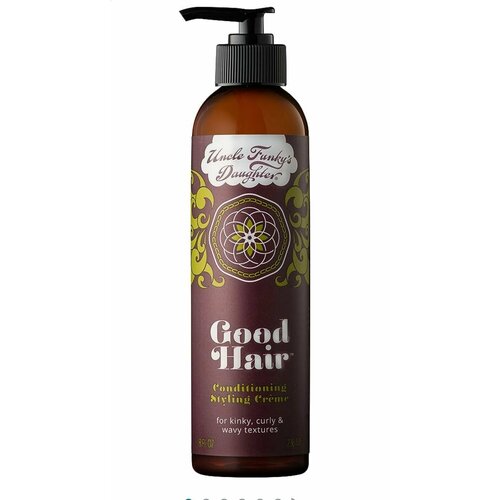 Крем кондиционер для кудрявых волос, Uncle Funky's Daughter, Conditioning Styling Creme, GOOD HAIR,8 oz, 236 ml