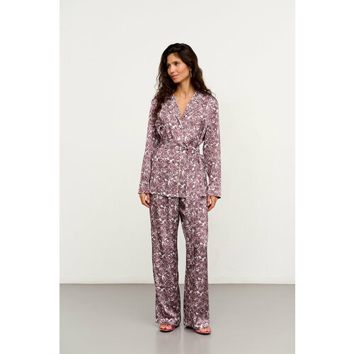Пижама  Pijama Story, размер S, бежевый, коричневый