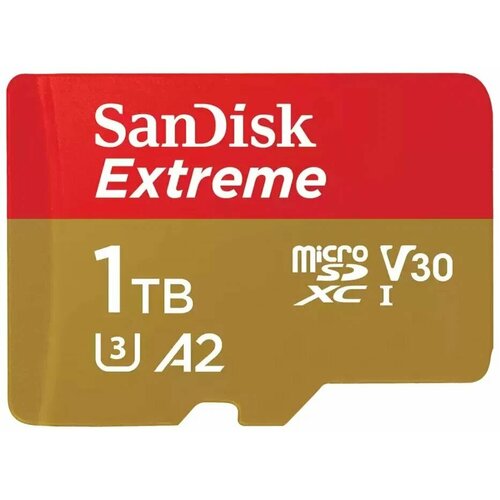 Карта памяти SanDisk Extreme microSDXC Class 10 UHS Class 3 V30 A2 1 TB (SDSQXAV-1T00-GN6MN)