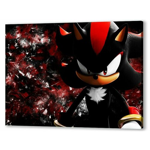 Плакат, постер на холсте Sonic The Hedgehog. Размер 21 х 30 см