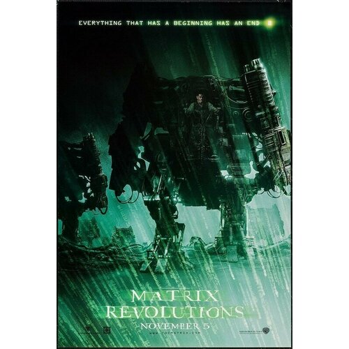 Плакат, постер на бумаге Матрица: Революция (The Matrix Revolutions), Энди Вачовски, Лана Вачовски. Размер 42 х 60 см