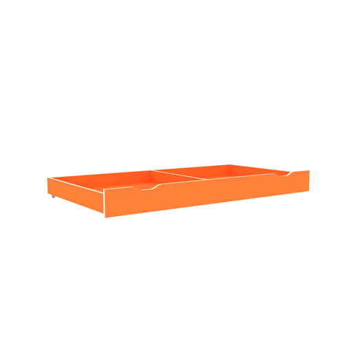 Выкатной ящик для кровати ДС-2 80x160 Оранжевый