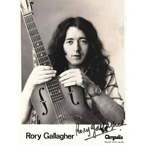 Плакат, постер на бумаге Rory Gallagher/Рори Галлахер/музыкальные/поп исполнитель/артист/поп-звезда/группа. Размер 42 х 60 см