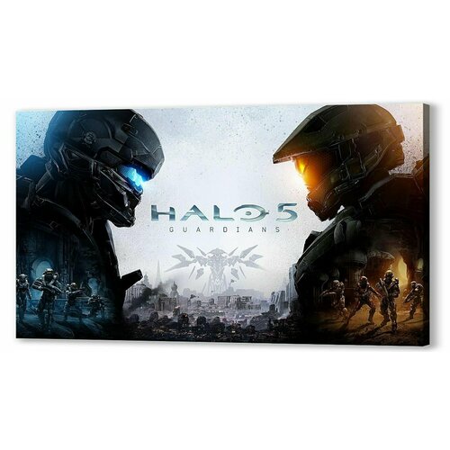 Плакат, постер на бумаге Halo 5: Guardians. Размер 30 х 42 см