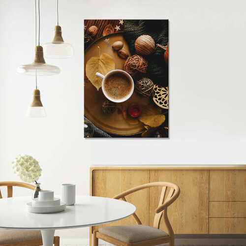 Картина/Картина на холсте для интерьера/Картина на стену/Картина для кухни/ - Кофе красивая композиция 40х60