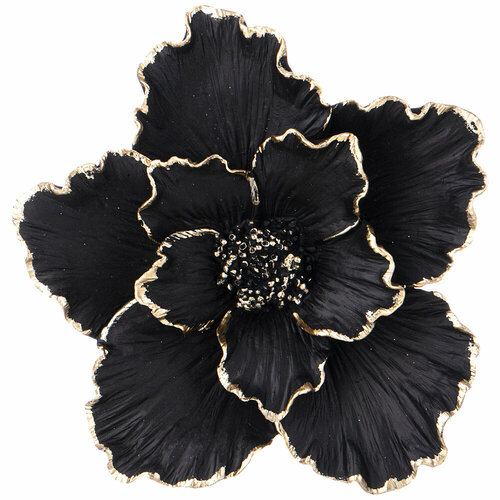 Панно настенное flower цвет: черный 21*25,6см KSG-248-078