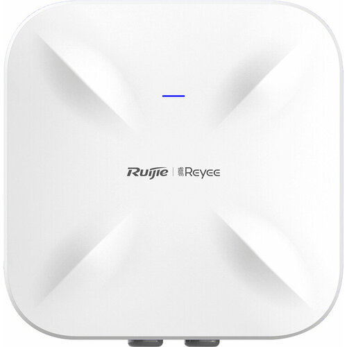 Reyee AX1800 Wi-Fi 6 Outdoor Access Point. 1775M Dual band dual radio AP. Internal antenna; 1 10/100/1000 Base-T Ethernet ports supports PoE IN;1 100/