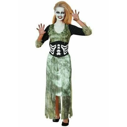 Карнавальный костюм платье зомби скелет ведьма на Хэллоуин (halloween) LIDL