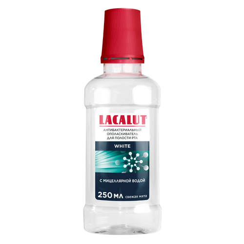 Лакалют White, ополаскиватель для полости рта, 250 мл