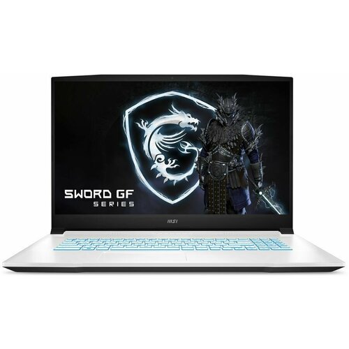 Ноутбук игровой MSI Sword 17 A12VE-809RU 9S7-17L522-809, 17.3", IPS, Intel Core i7 12650H 2.3ГГц, 10-ядерный, 16ГБ DDR5, 512ГБ SSD, NVIDIA GeForce RTX 4050 для ноутбуков - 6 ГБ, Windows 11 Home, бел