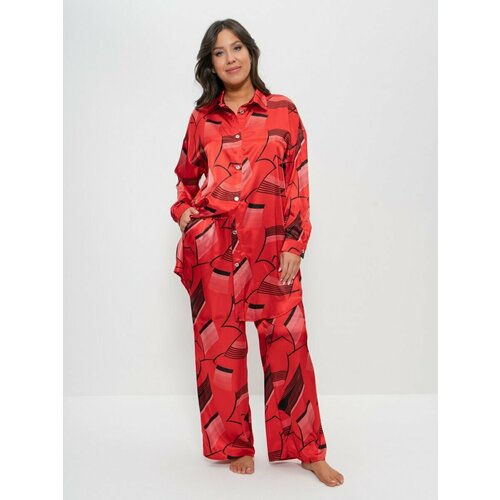Пижама  CLEO, размер 50, красный