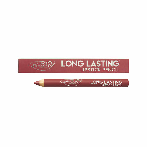 Помада-карандаш Long Lasting 013L Малина, 3 г, PuroBio Cosmetics (ПуроБио Косметикс)