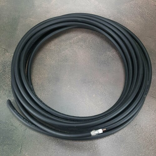 Коаксиальный ВЧ кабель Racio Antenna 8D-FB CCA PVC MIL-C-17D, 50 Ом, черный, 50 метров