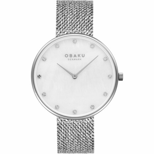 Наручные часы OBAKU V288LXCWHC, белый, серебряный