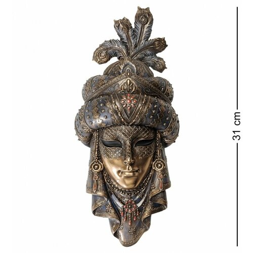 Венецианская маска Veronese "Шахерезада" (bronze) WS-363