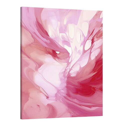 Интерьерная картина 50х70 "Розовый эпос"