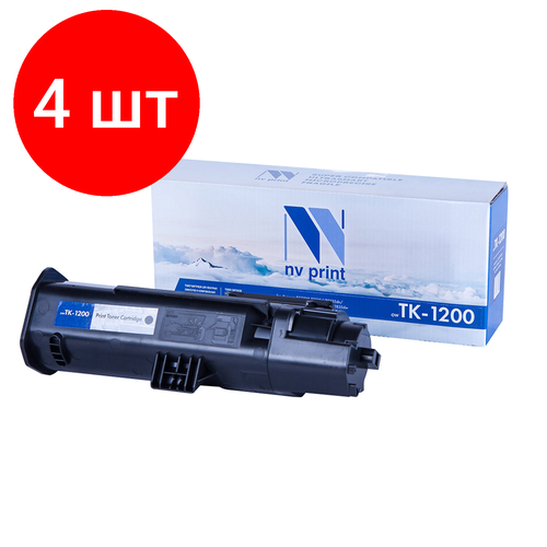 Комплект 4 шт, Картридж лазерный NV PRINT (NV-TK-1200) для KYOCERA P2335d / M2835dw, ресурс 3000 страниц