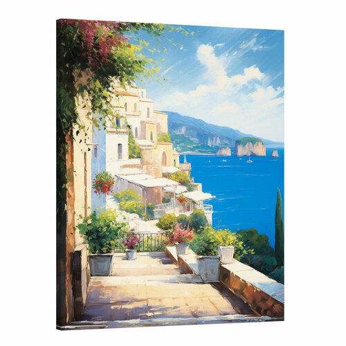 Интерьерная картина 50х70 "Италия: картина маслом"