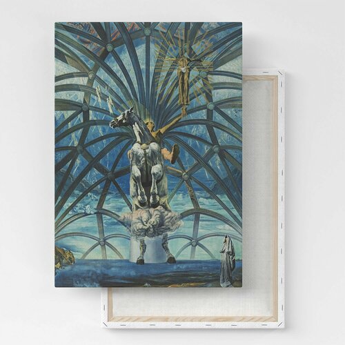 Картина на холсте, репродукция / Сальвадор Дали - Джеймс Великий / Размер 80 x 106 см