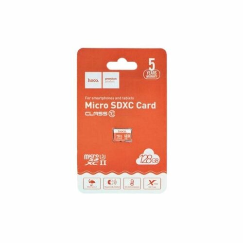 Карта памяти Hoco MicroSD 128Gb Class 10