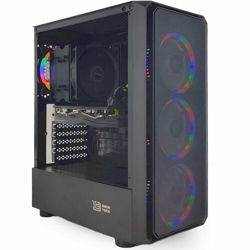 Игровой PC юкомс i7 11700KF, RX 6600 8GB, SSD 120GB, 32GB DDR4, БП 500W, win 10 pro, Black game case