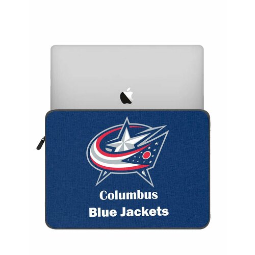 Чехол для ноутбука хоккейный клуб Columbus Blue Jackets - Коламбус Блю Джекетс