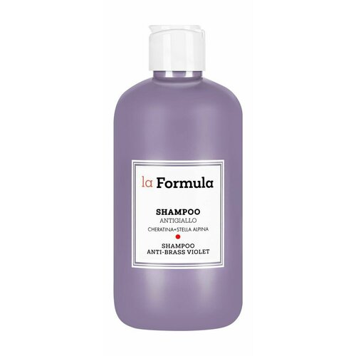 Шампунь для осветленных волос с кератином и экстрактом эдельвейса Anti-Brass Violet Shampoo, 300 мл