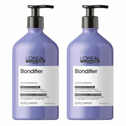 L'oreal Professionnel Набор: Кондиционер Blondifier Gloss для осветленных и мелированных волос, 750 мл х 2 шт