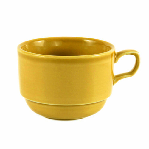 Чашка чайная ф. Браво емк.250 см3 Акварель (желтый) 1 сорт