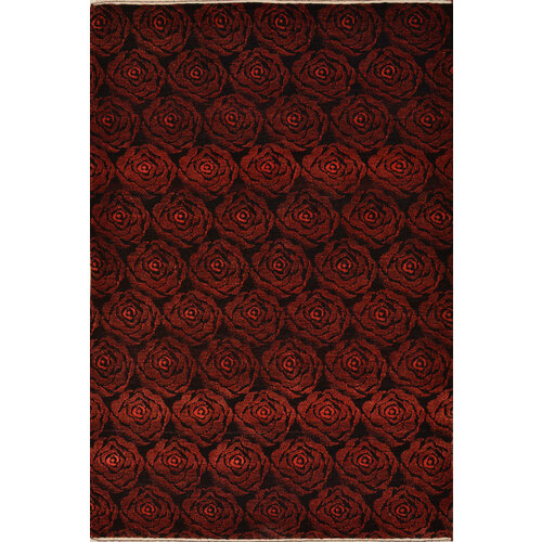 Индийский ковер ручной работы "Roses", 100х152 см.