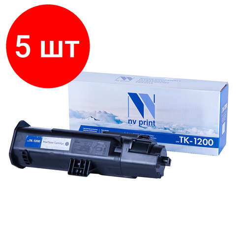 Комплект 5 шт, Картридж лазерный NV PRINT (NV-TK-1200) для KYOCERA P2335d / M2835dw, ресурс 3000 страниц